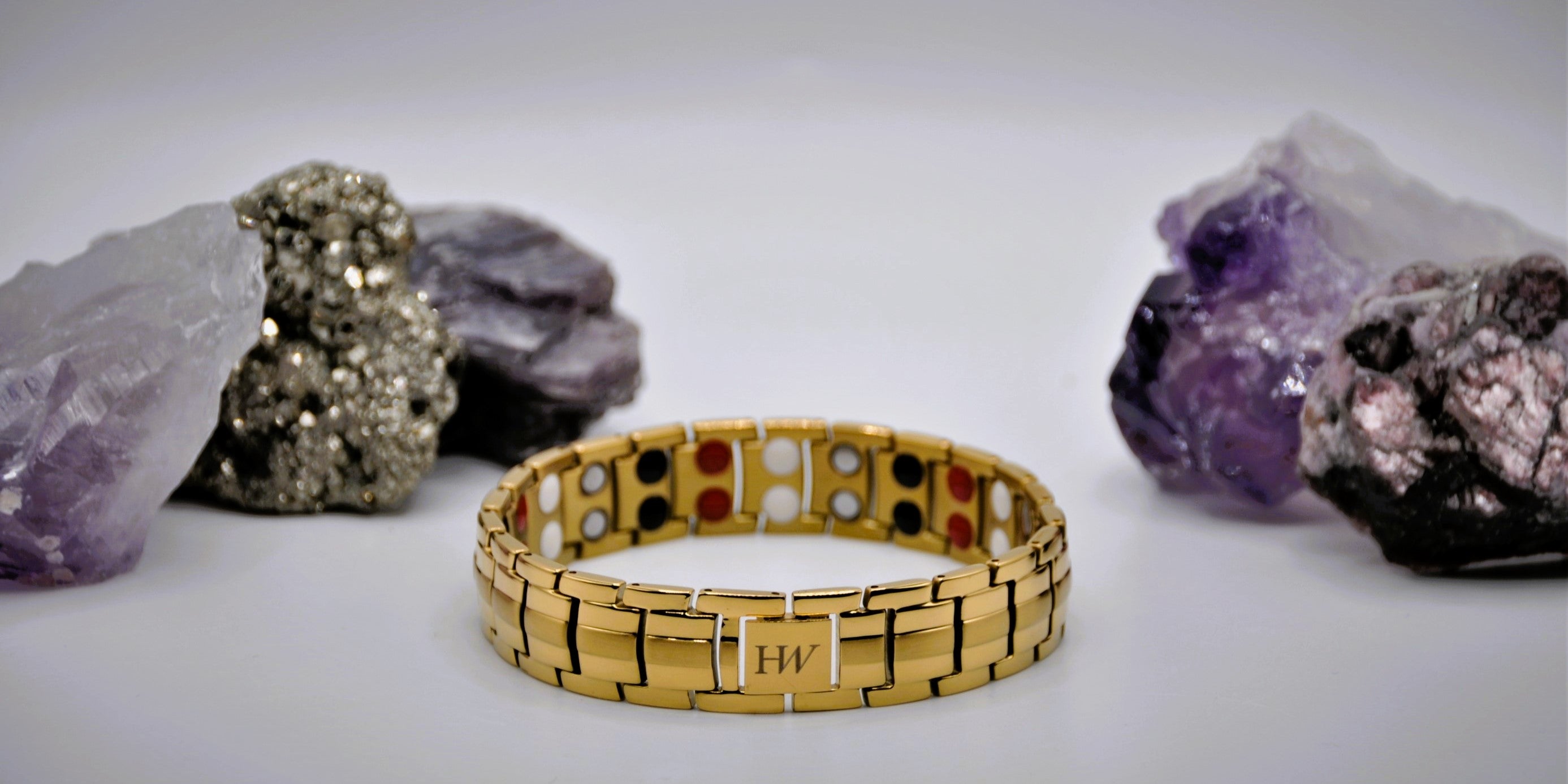 Plain Color 2X Bracelet Gold HW – Holistic World